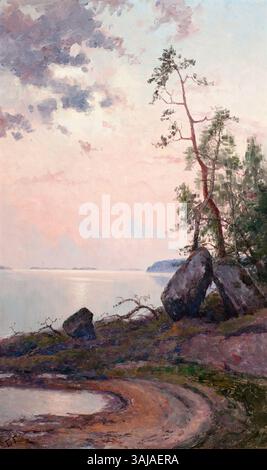 Favorin Ellen - Landscape by the Lake Stock Photo - Alamy