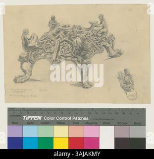 This 1870 illustration by Johann Rudolf Rahn shows a depiction of the ...