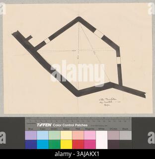 This 1892 drawing by Johann Rudolf Rahn shows the floor plan of the ...