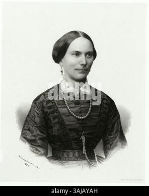 The lithograph 'Bildnis von Lau' from 1872 by Friedrich Wilhelm ...