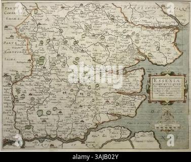 The Essex County map highlights the geographical features and towns in ...