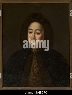 This portrait painting features an unknown Russian general from around ...