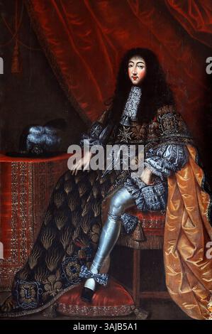 Portrait of Philippe d'Orléans (1640-1701) circa 1650 (?). 983 Philippe of France after Juste d ...