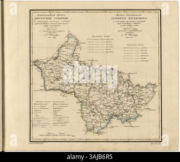 This 1820 map of Vitebsk Province is from a larger work ...