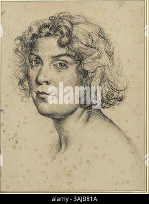 Vincenzo Gemito - Portrait of a woman Stock Photo - Alamy