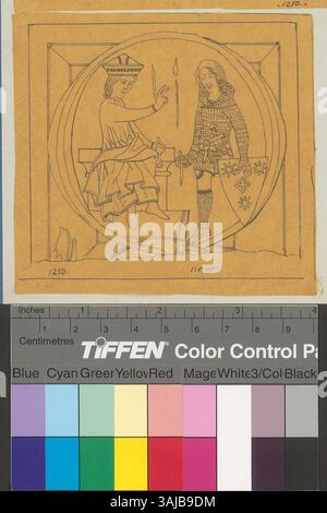 This illustration by Johann Rudolf Rahn, created between 1860 and 1879 ...