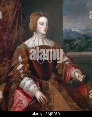 This portrait of Empress Isabel of Portugal, housed at the Museo del ...