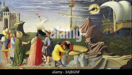 Fra Angelico’s Perugia Altarpiece predella illustrates the miracle of ...