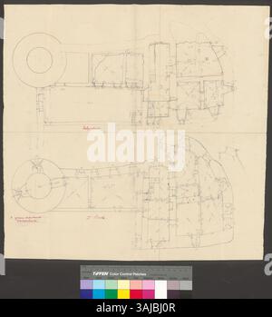 Castle, design. Floor plan ground floor Stock Photo - Alamy