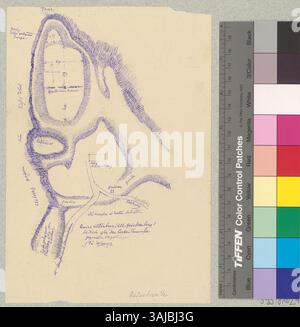 This 1893 illustration by Johann Rudolf Rahn shows the Marmels Castle ...