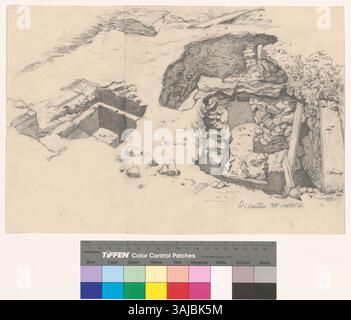 This 1907 image by Johann Rudolf Rahn shows the remnants of St. Martin ...