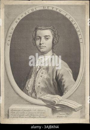 The portrait of Farinelli, the famous 18th-century castrato singer, is ...
