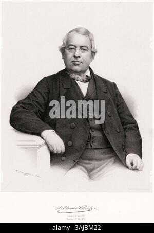 The lithograph 'J. Roosen-Runge' from 1872, created by Friedrich ...
