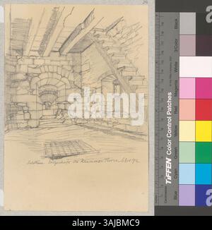 This 1892 illustration by Johann Rudolf Rahn depicts the small ...