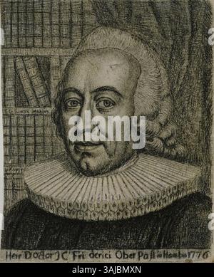This copper engraving of Johann Christoph Friderici is housed in the ...