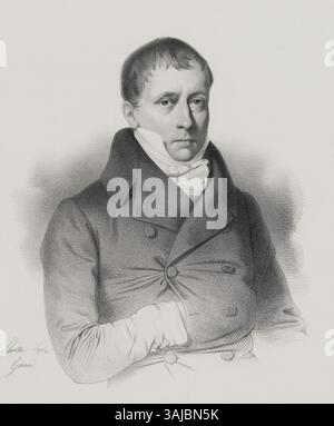 Lithograph portrait of Heinrich Christian Schumacher, housed in the ...