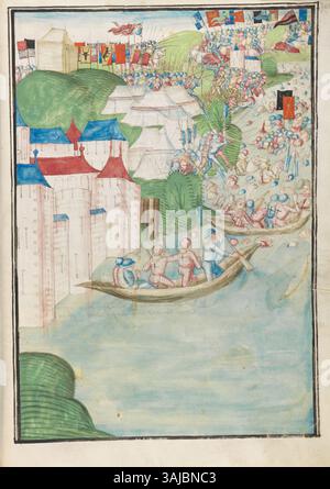 This illuminated manuscript page, created by Diebold Schilling the ...