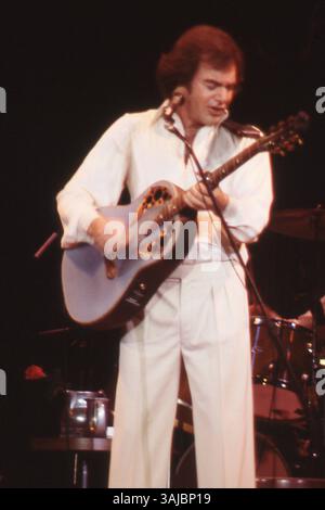 Neil Diamond, Providence Civic Center, Rhode Island, USA, July 27, 1982 ...