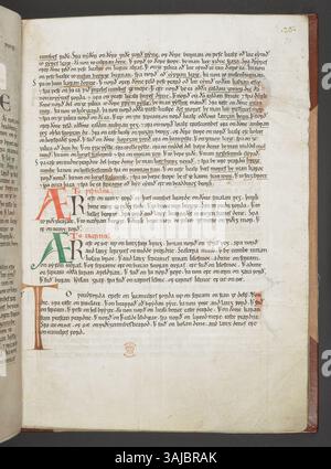A detailed illumination from the Codex Wintoniensis (St. Swithun ...
