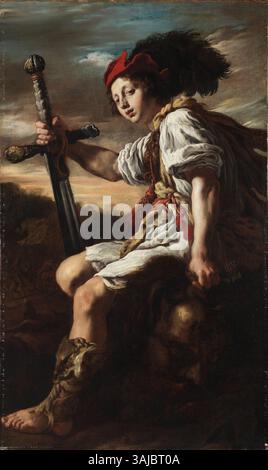 Domenico Fetti's 'David with the Head of Goliath' (1620) depicts the ...