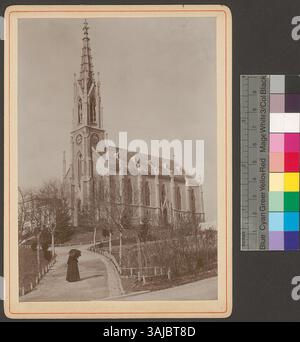 This photograph, taken in 1910, depicts the Mariengymnasium in Werl ...