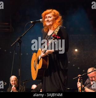 Glasgow Scotland. Eddi Reader, Scottish singer songwriter, Brit award ...