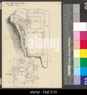This architectural floor plan shows the first floor layout of the ...