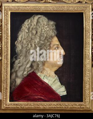 This portrait of King Louis XIV, created in 1658, reflects the grandeur ...