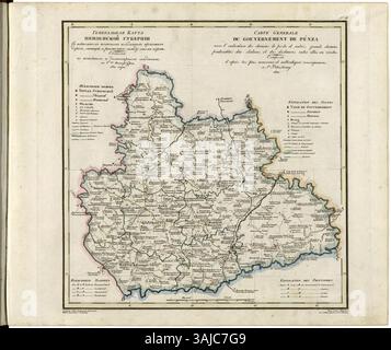General map of the Grand Duchy of Finland 1863 Sheet C4 Stock Photo - Alamy