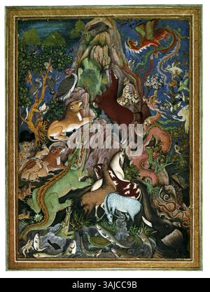 Mythology: Simurgh (Persian phoenix) on the portal of Nadir Divan-Beghi ...