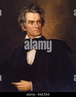 This 1845 portrait by George Peter Alexander Healy depicts John C. Calhoun, a prominent U.S ...