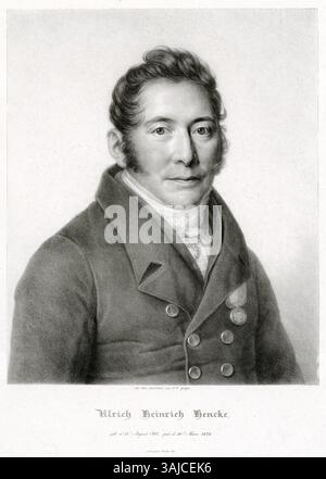 This lithograph, created by Friedrich Karl Gröger, features Johann Gabe ...