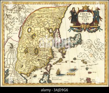 A historical map by Matthäus Merian depicting the regions of Bohemia ...
