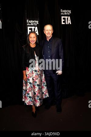 Steve Buscemi and his wife, Karen Ho attend the world premiere of The ...