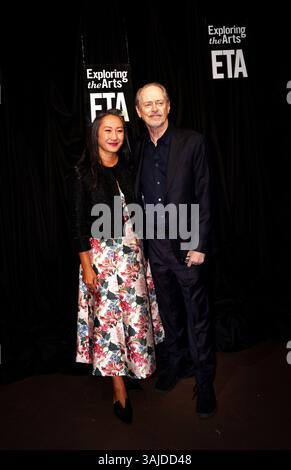 Steve Buscemi and his wife, Karen Ho attend the world premiere of The ...