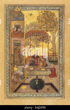 This 1459-60 manuscript illustration depicts an important narrative ...