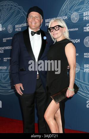 LOS ANGELES - APR 5: Nick Paul, Justine Fedak at the 11th Breakthrough ...