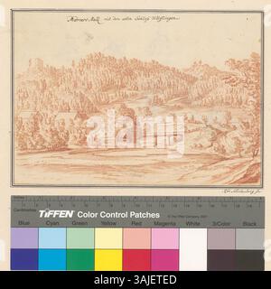 This 1760-1806 drawing by Johann Rudolph Schellenberg depicts a ...