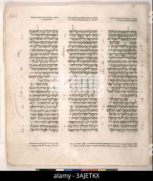 This folio from the Leningrad Codex, dating from 1008 to 1011, contains ...