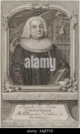 Another portrait of Joachim Johann Daniel Zimmermann by Johann ...