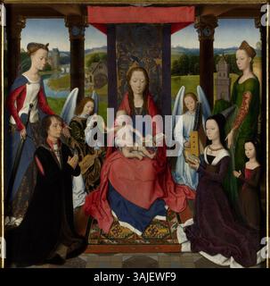 The 'Donne Triptych' by Hans Memling is a notable work of art that exemplifies the Northern ...