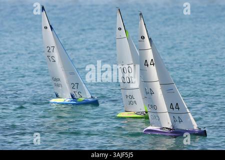 Sibenik, Croatia. 11th Apr, 2025. International One Metre (IOM) class ...