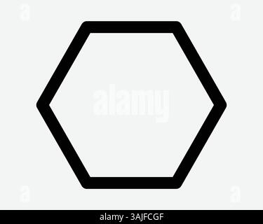 Hexagon, polygon geometric symbol simple logo vector Stock Vector Image ...