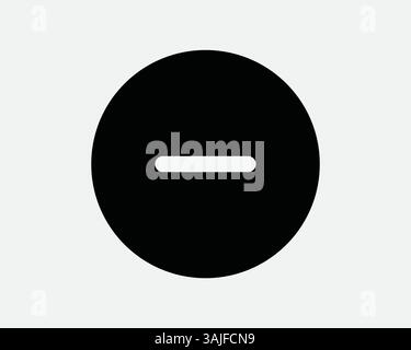 Minus Sign Round Icon Zoom In Out Negative Circle Circular Button Subtract Math Remove Delete ...