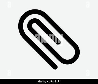 Paperclip Line Icon Stock Vector Image & Art - Alamy