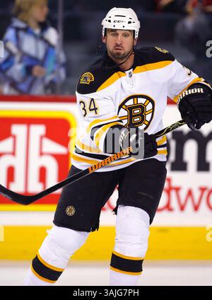 Profile photo on Boston Bruins C Elias Lindholm, from Sweden, during an ...