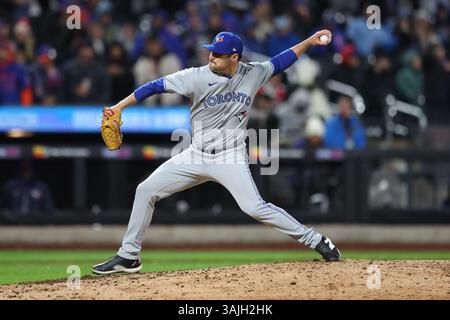 Toronto Blue Jays pitcher Brendon Little during a baseball game against ...