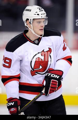 New Jersey Devils' Mark Fayne (34) gets tangled with Philadelphia ...