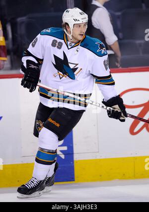 Profile photo on San Jose Sharks C Tyler Toffoli during an NHL ...