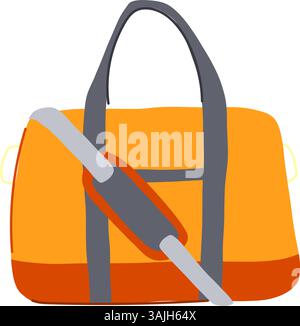 expandable carry on bag cartoon vector illustration Stock Vector Image ...
